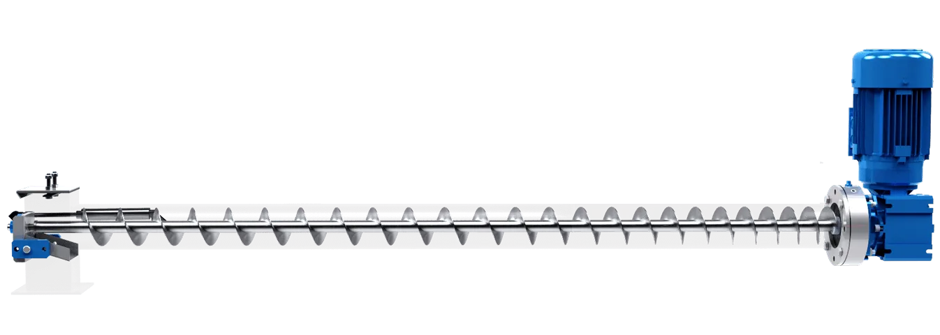 Transportador de tornillo sin fin para alimentación animal | Rosal